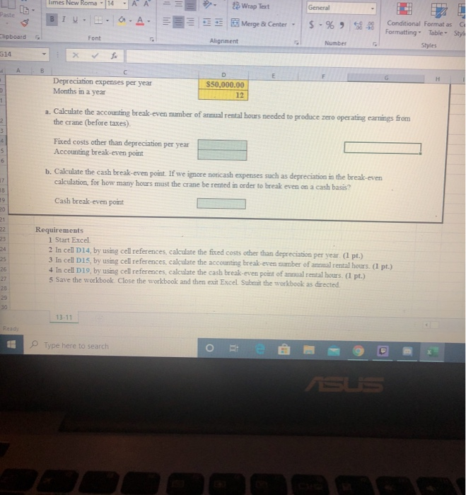 Solved Clipboard Font Alignment Number Styles G14 - fax A AB | Chegg.com