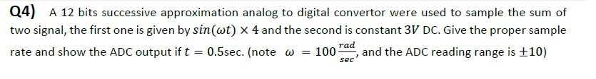 please Explian the solution A 12 ﻿bits successive | Chegg.com