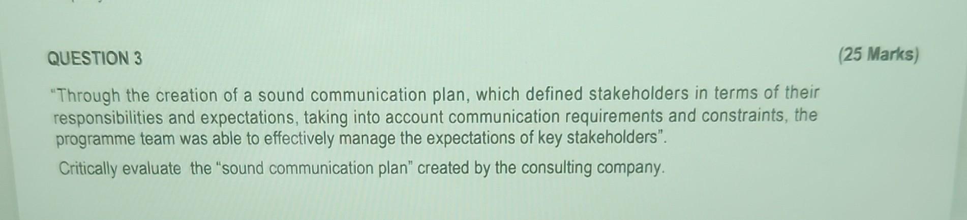 QUESTION 3 "Through the creation of a sound | Chegg.com