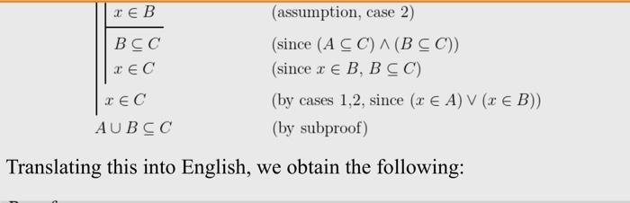 Solved Let A, B, C, D be sets. a (a) Construct a Fitch proof | Chegg.com