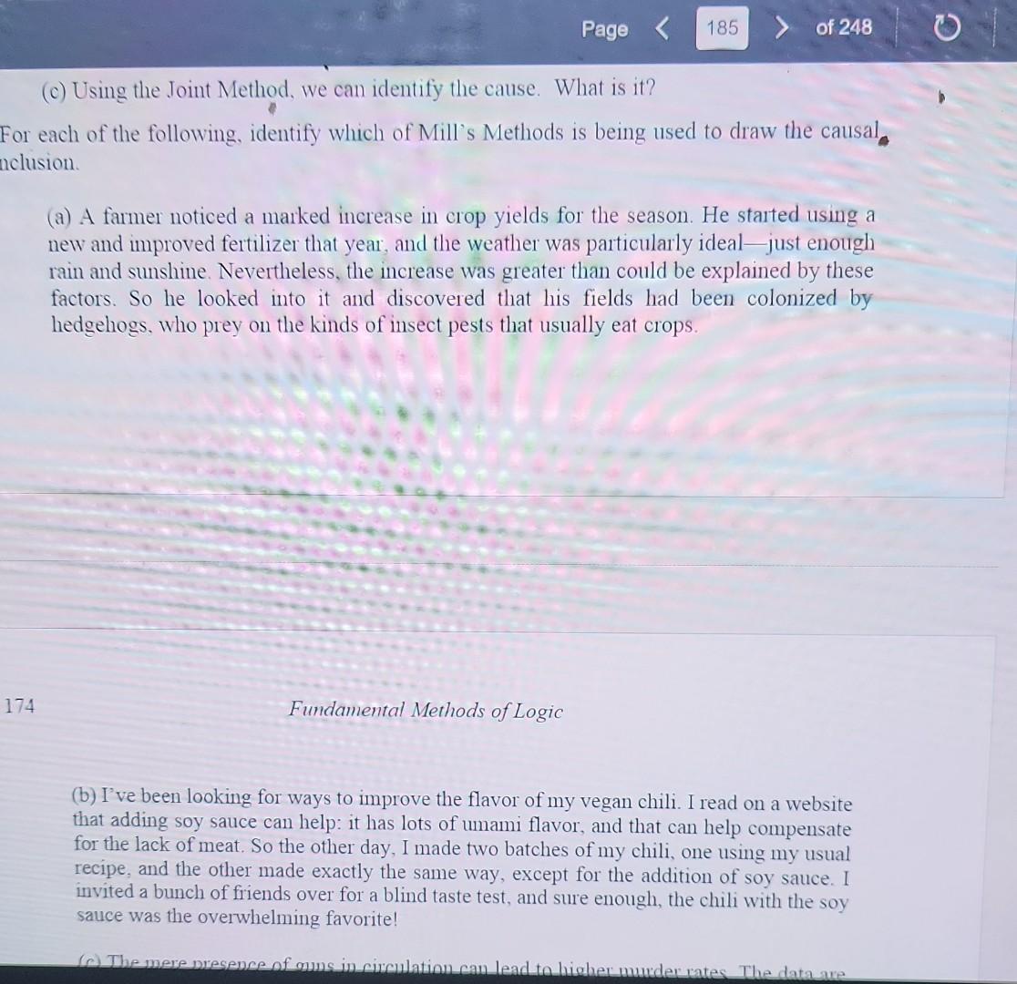 Arguments from Analogy and Causal Reasoning EXERCISES | Chegg.com