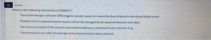 Solved only one statements is correct! which one of these | Chegg.com