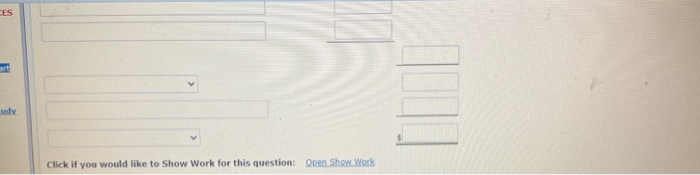 Solved Exercise 5-09 a b (Part Level Submission) In its | Chegg.com