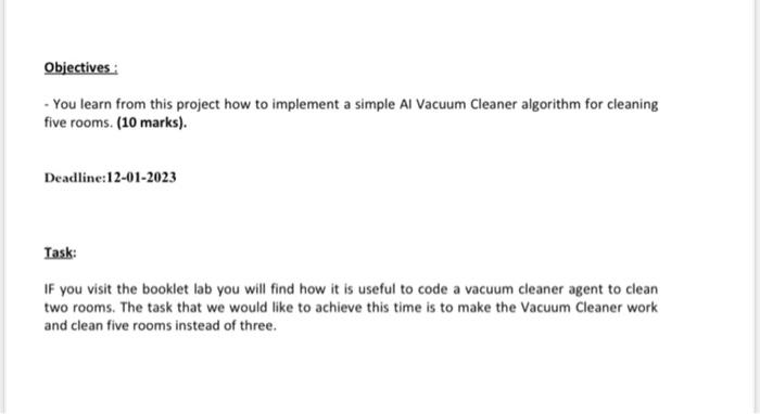 Solved Objectives: - You learn from this project how to | Chegg.com