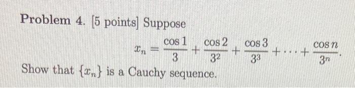Solved Problem 4. [5 points] Suppose | Chegg.com