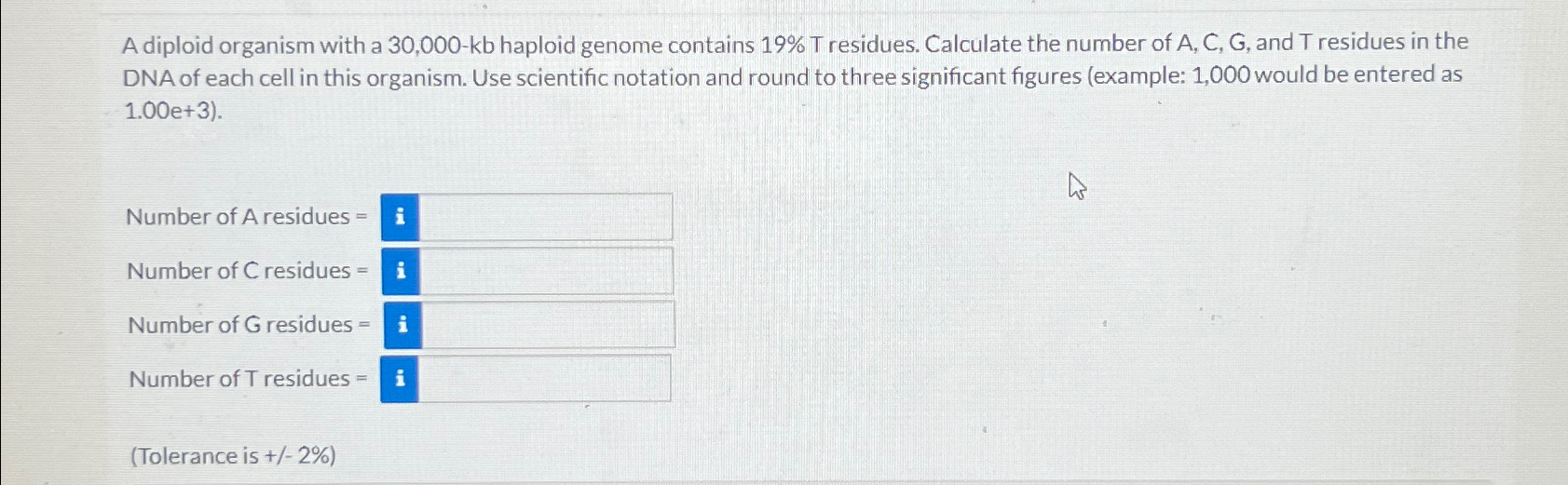 Solved A diploid organism with a 30,000-kb ﻿haploid genome | Chegg.com