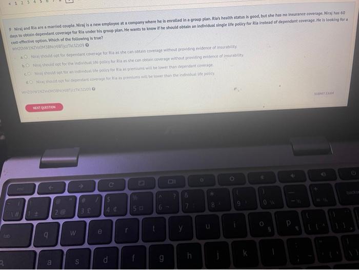 Solved 9. Wiraj and Ria are a married couple. Niral is a new | Chegg.com