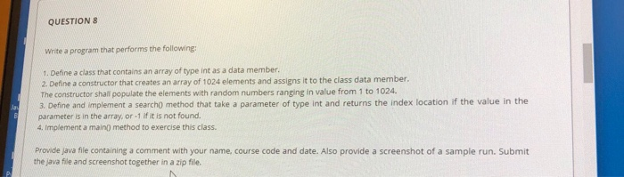 Solved QUESTION 17 Write a java applet or application to | Chegg.com