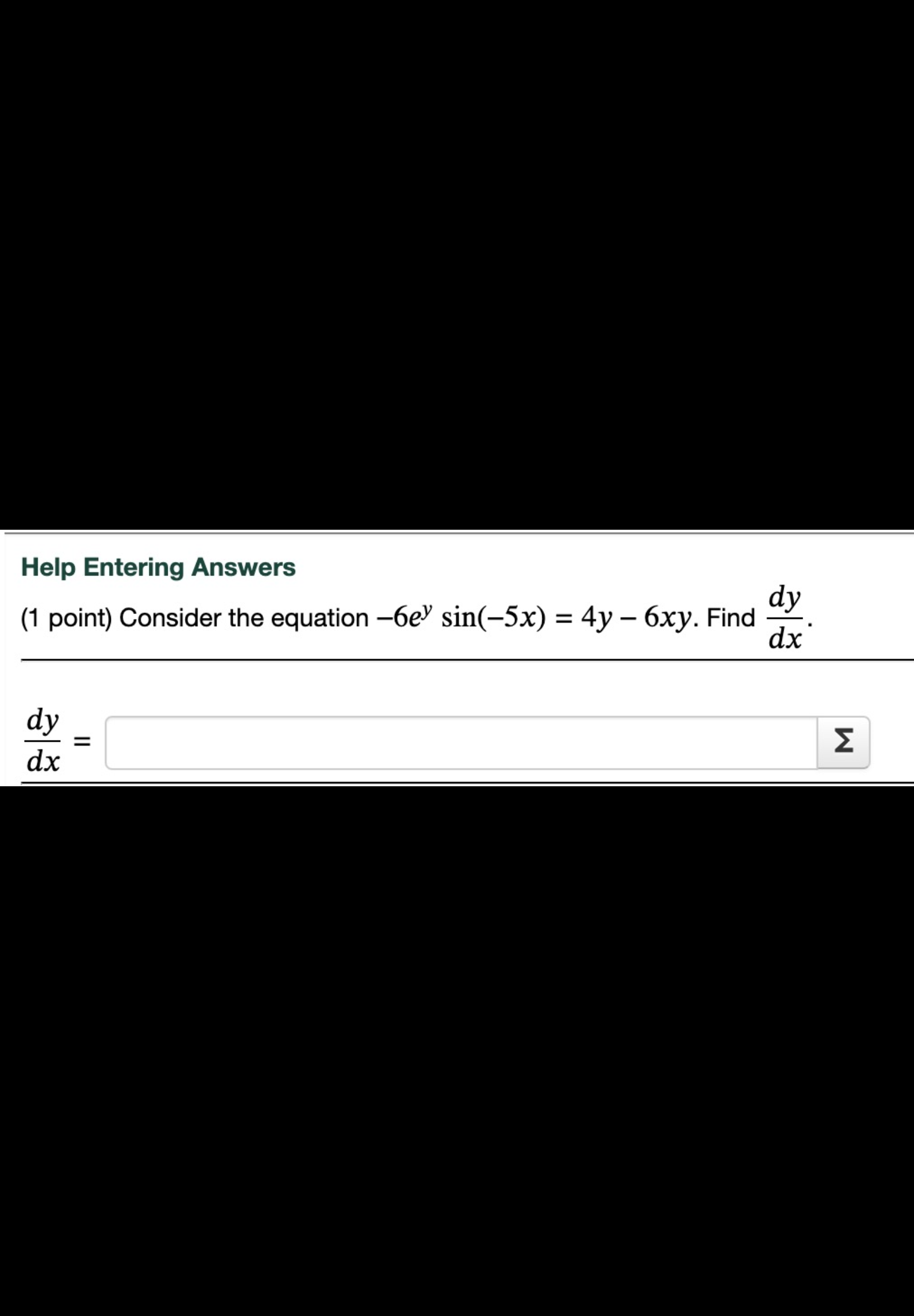 Solved Help Entering Answers(1 ﻿point) ﻿Consider the | Chegg.com