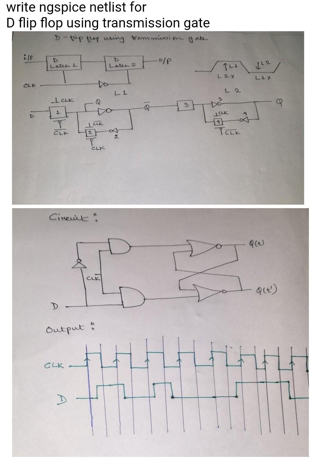 Solved this netlist is showing error on ngspice check if | Chegg.com