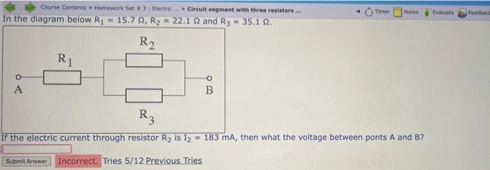 Solved Timer Course Contents Homework Set 3: Electric | Chegg.com