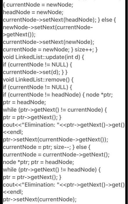 Solved #include using namespace std; class node { private: | Chegg.com