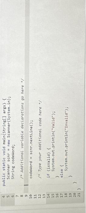 Solved Declare A Boolean Variable Named Isvalid Use Isvalid