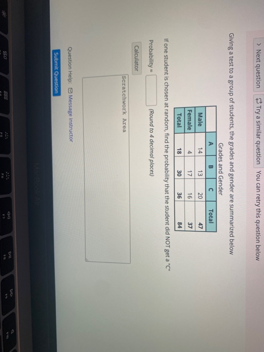 Solved > Next question Try a similar question You can retry | Chegg.com