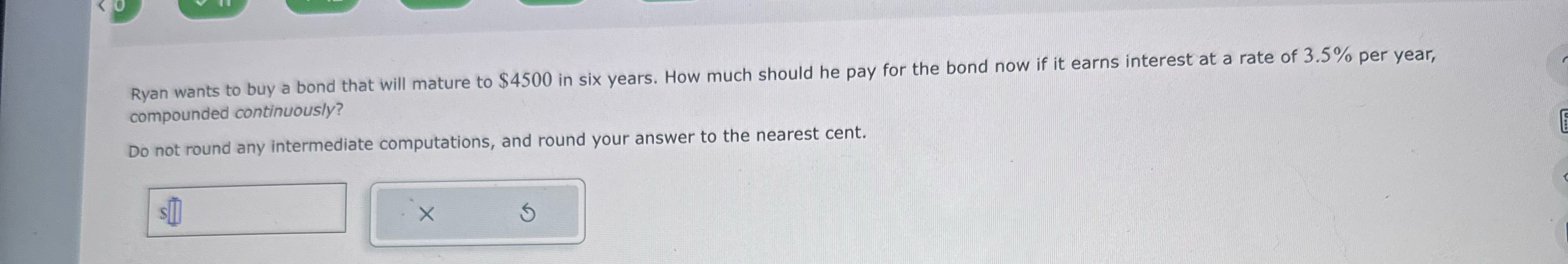 Solved compounded continuously?Do not round any intermediate | Chegg.com