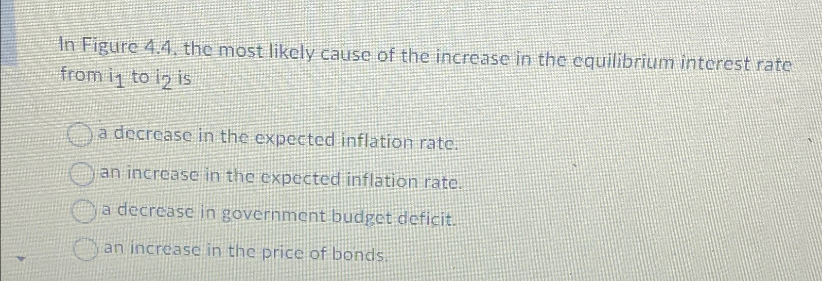 Solved In Figure 4.4, ﻿the most likely cause of the increase | Chegg.com