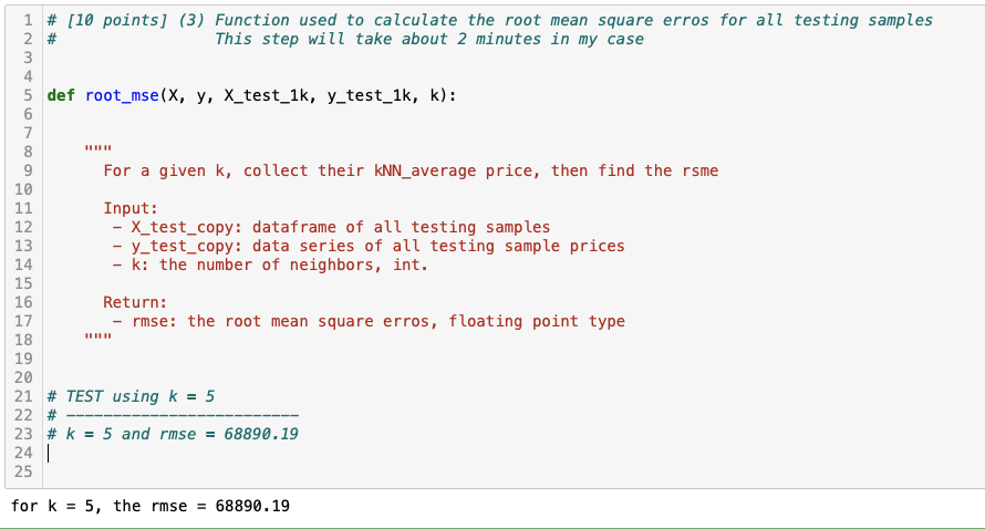 Solved HW1: K-NN ImplementationRequirements: Implement K | Chegg.com