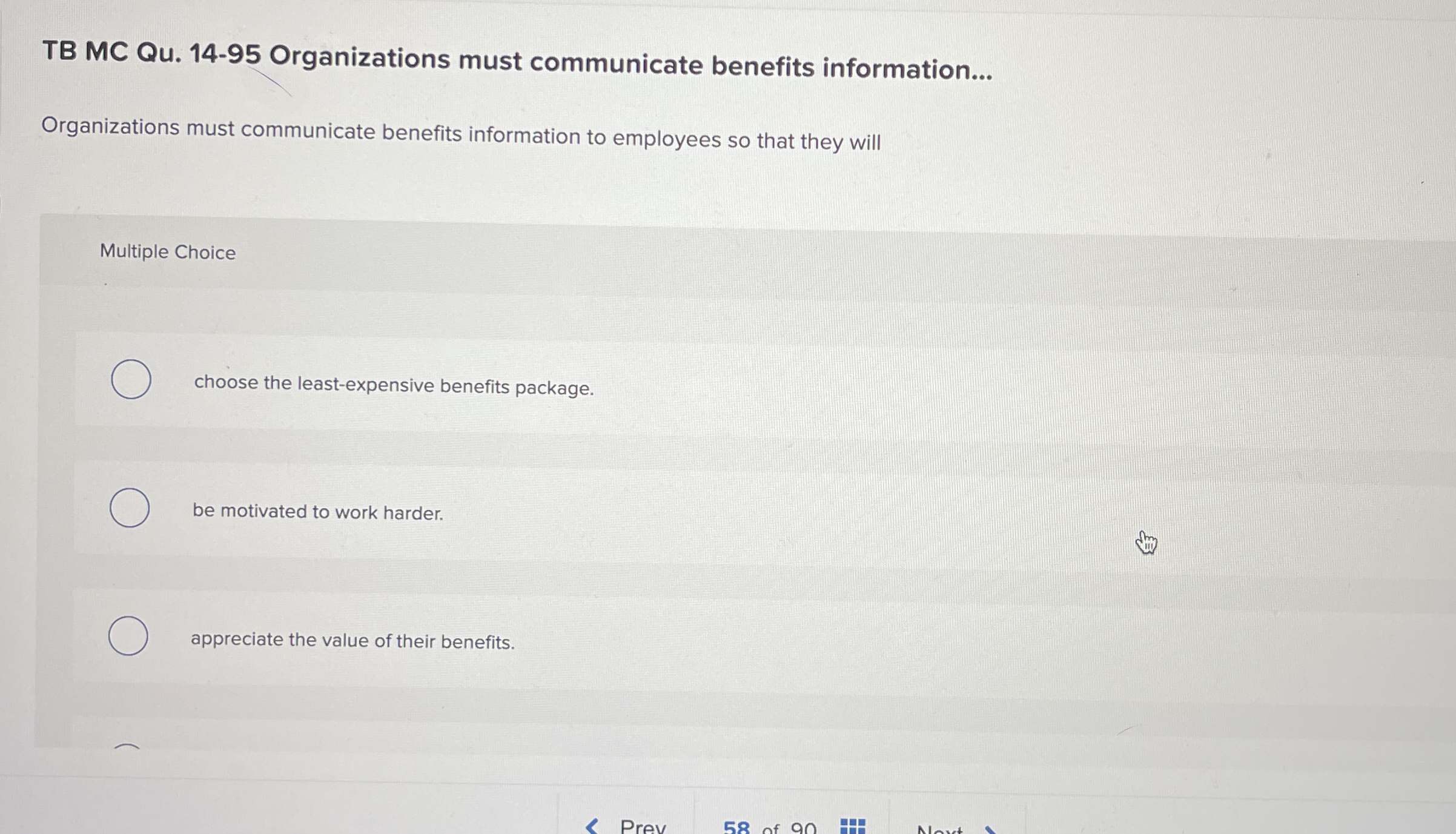 Solved TB MC Qu. 14-95 ﻿Organizations must communicate | Chegg.com