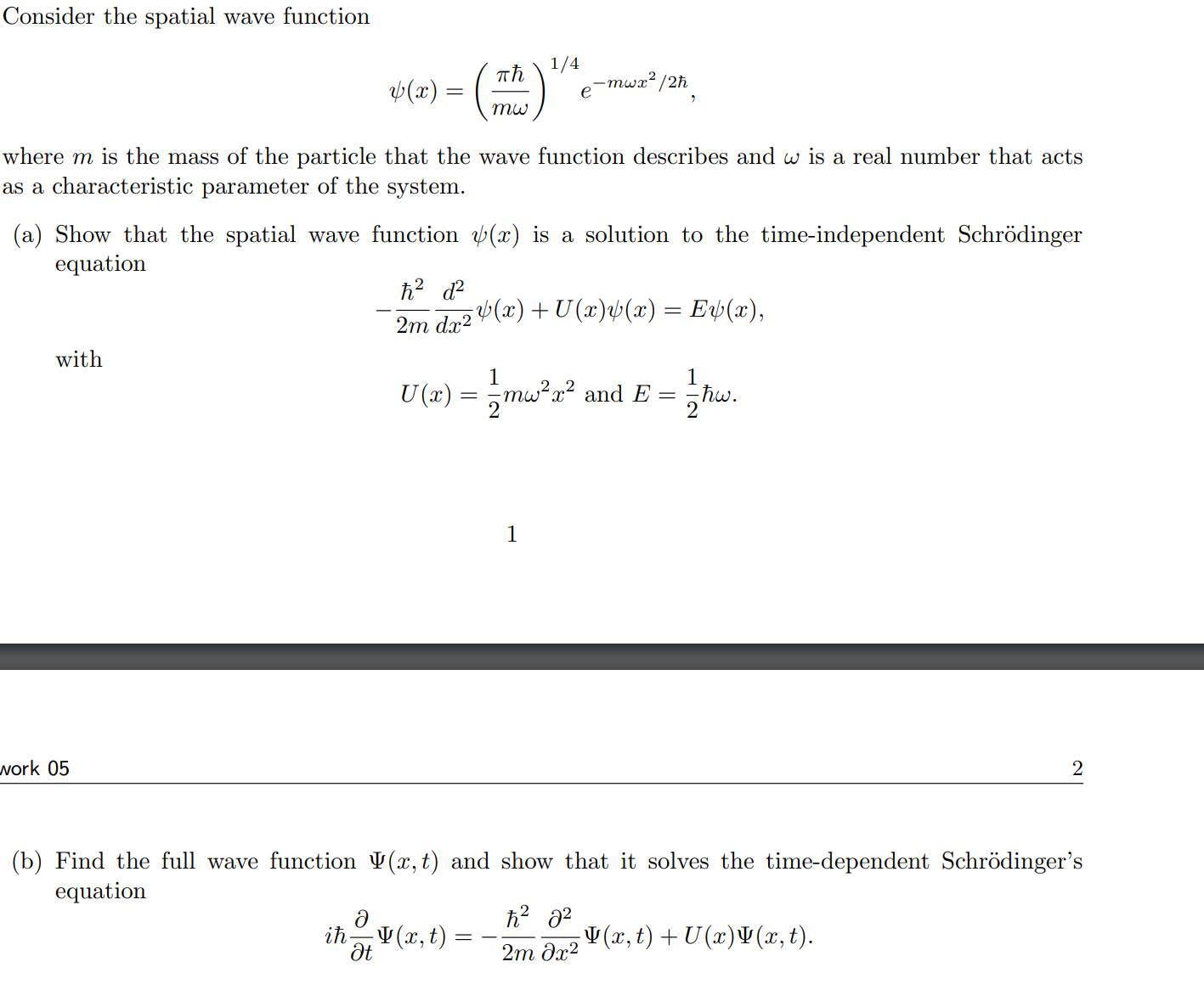 Solved Consider the spatial wave | Chegg.com