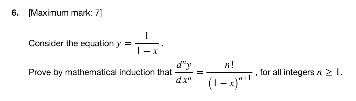 Solved [Maximum mark: 7]Consider the equation y=11-x.Prove | Chegg.com