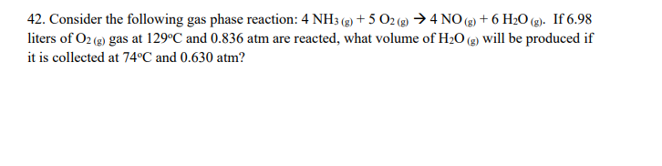Solved Consider the following gas phase reaction: | Chegg.com