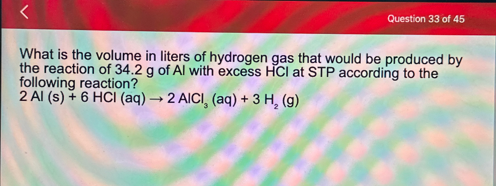 What is the volume in liters of hydrogen gas that | Chegg.com