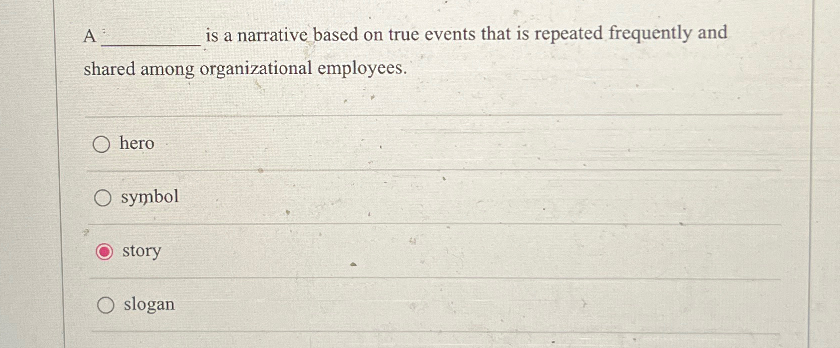 Solved A is a narrative based on true events that is | Chegg.com