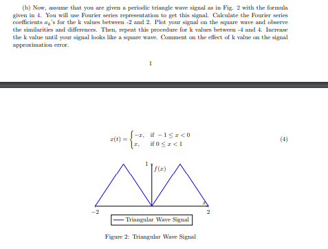 Solved (b) ﻿Now, assume that you are given a periodic | Chegg.com