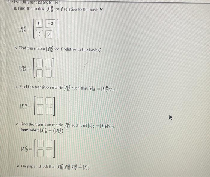 Solved Let f:R2→R2 be the linear transformation defined by | Chegg.com