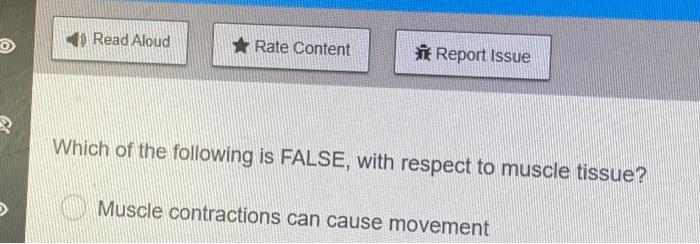 Solved Read Aloud Rate Content * Report Issue Which of the | Chegg.com