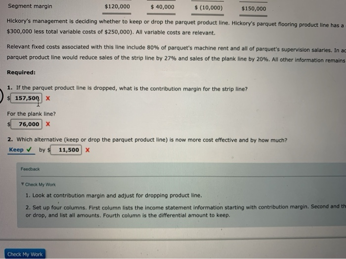 Solved Structuring a keep-or-Drop Product Line Problem with | Chegg.com