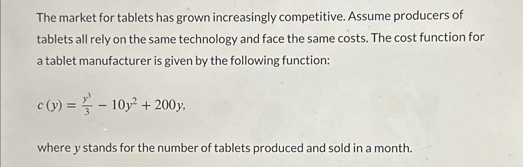 Solved The market for tablets has grown increasingly | Chegg.com Solved The market for tablets has grown increasingly | Chegg.com