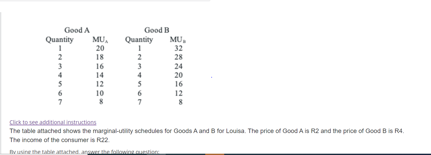 Click to see additional instructionsThe table | Chegg.com