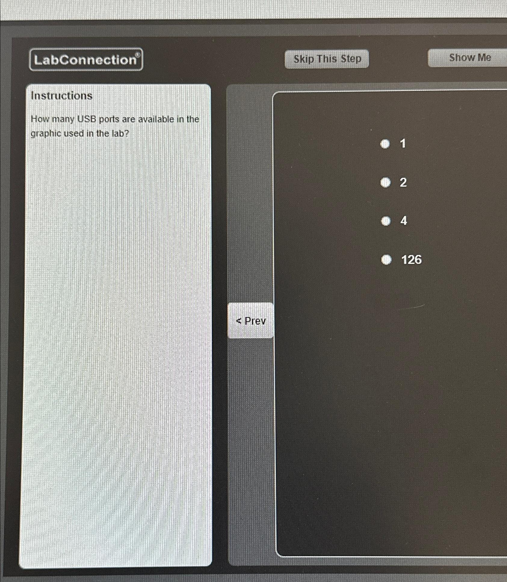 Solved LabConnectionSkip This StepInstructionsHow many USB | Chegg.com
