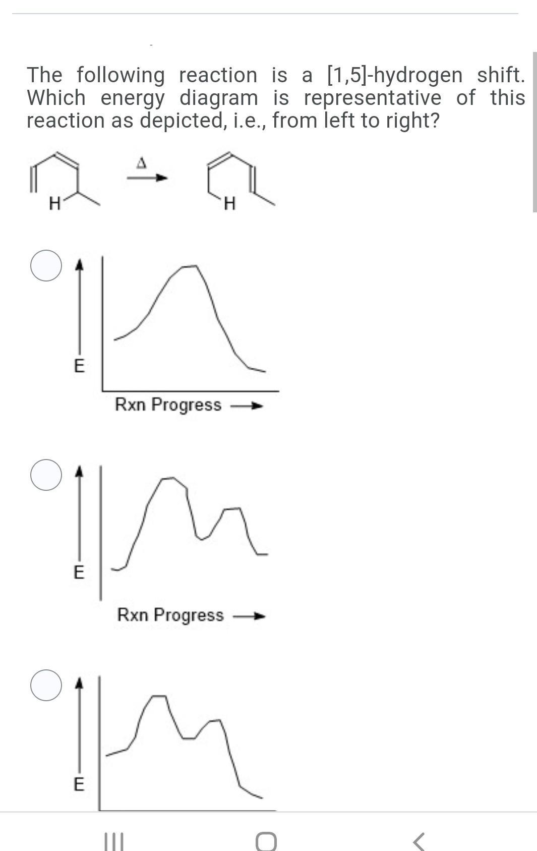 Solved The following reaction is a [1,5]-hydrogen shift. | Chegg.com