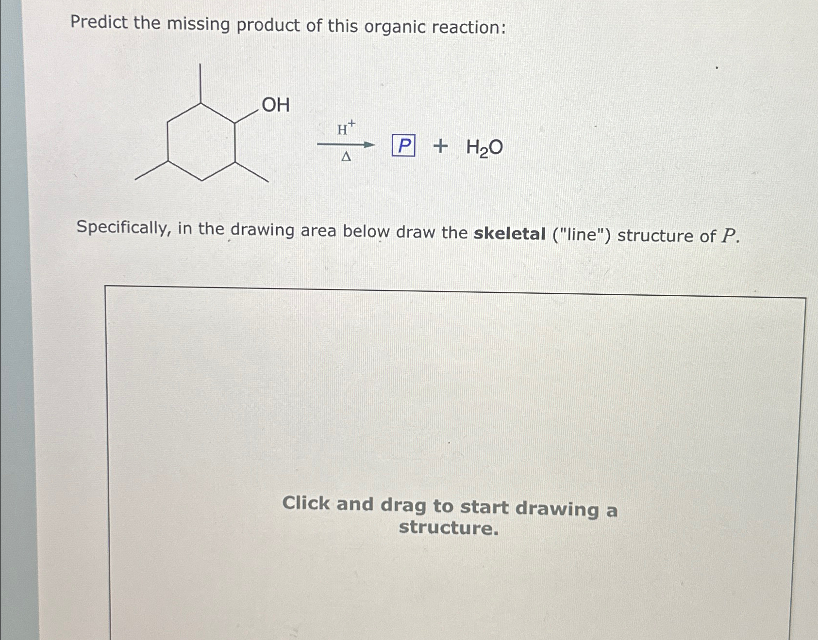 Solved Predict the missing product of this organic | Chegg.com
