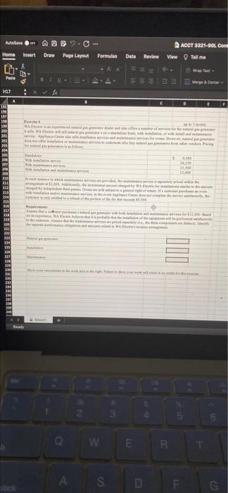 Solved Autober ACCT 2321-SOL Com Home Insert Draw Page | Chegg.com