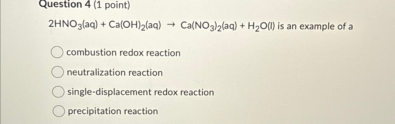 Solved Question 4 (1 | Chegg.com