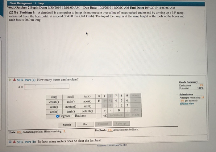 Solved Class Management | Help Wed, October 2 Begin Date: | Chegg.com