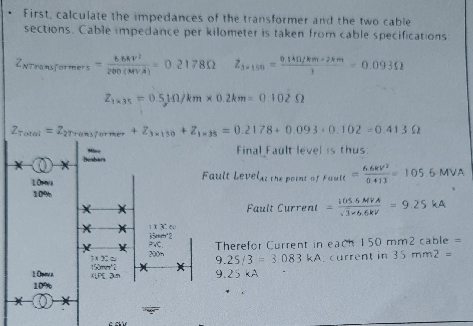 First, calculate the impedances of the transformer | Chegg.com
