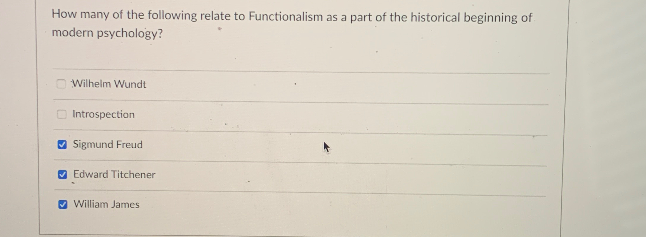 Solved How many of the following relate to Functionalism as | Chegg.com