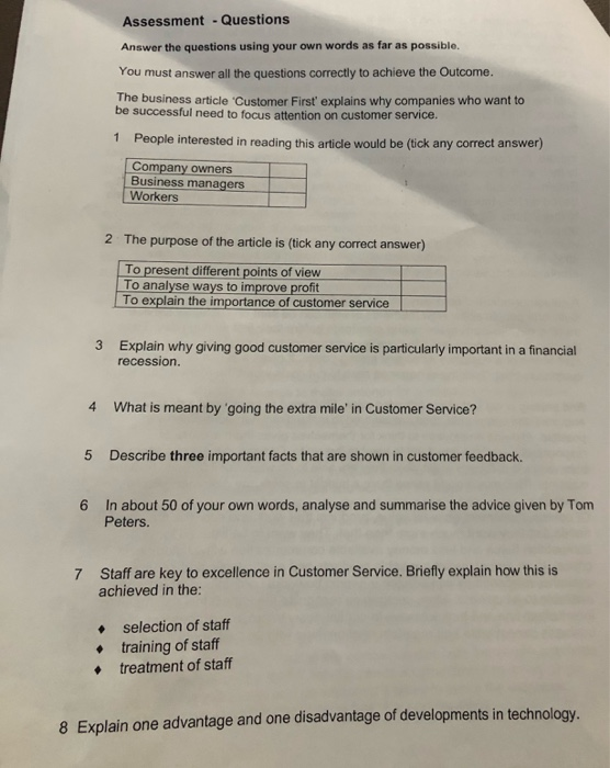 Solved Outcome covered 1 Analyze and evaluate complex | Chegg.com