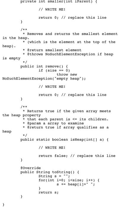 Solved import java.util.NoSuchElementException; * An | Chegg.com