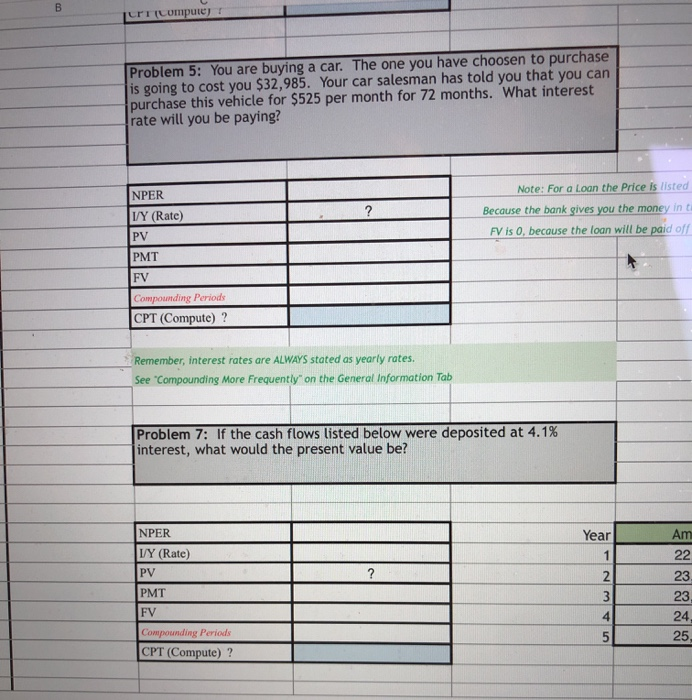 Solved Cri computer Problem 5: You are buying a car. The one | Chegg.com