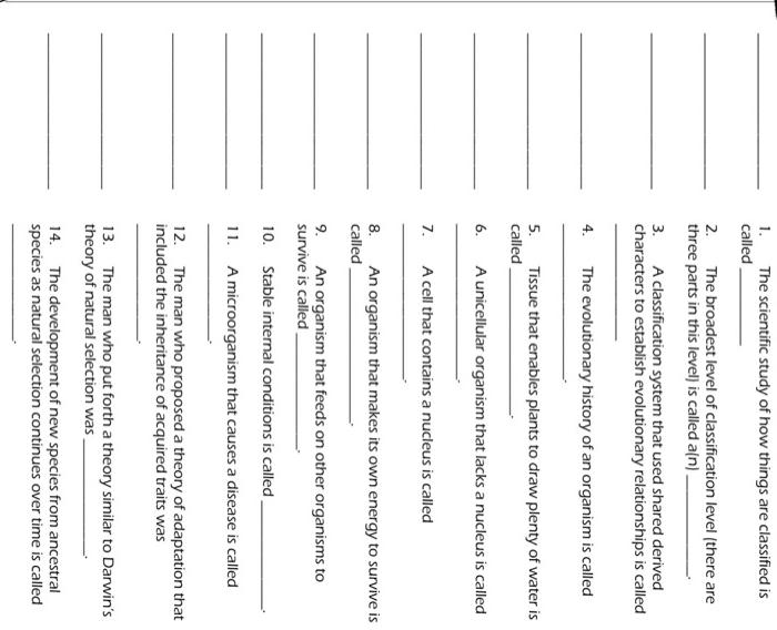 Solved Using the list below, fill in the blanks.1. The | Chegg.com