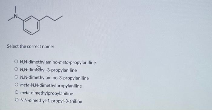 Solved Select the correct name: | Chegg.com