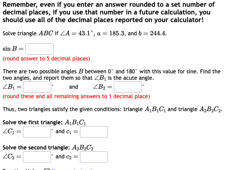 Remember, even if ﻿you enter an ﻿answer rounded to ﻿a | Chegg.com