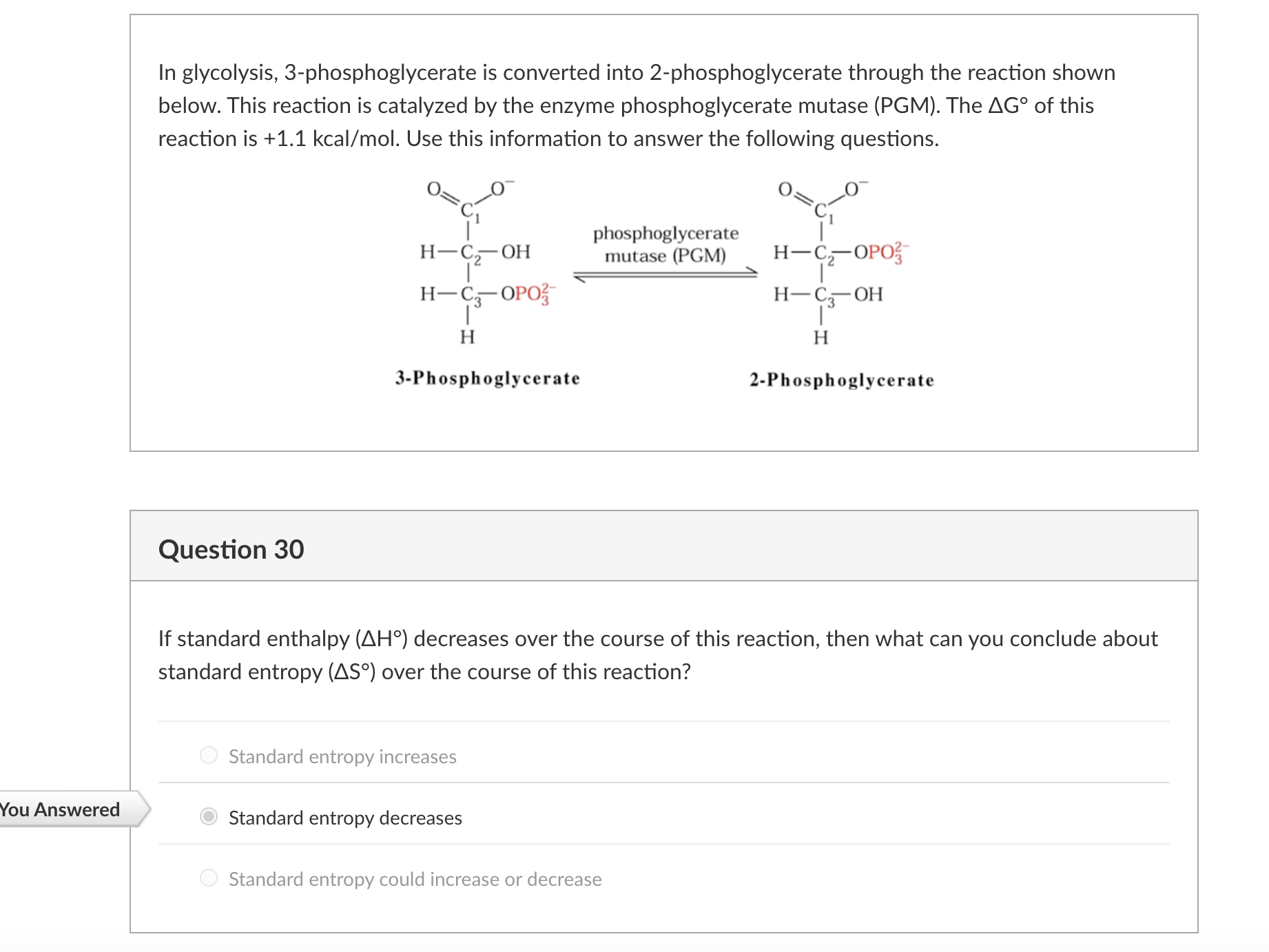 Solved In ﻿glycolysis, 3-phosphoglycerate is ﻿converted into | Chegg.com