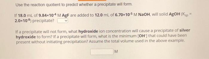 Solved Use the reaction quotient to predict whether a | Chegg.com