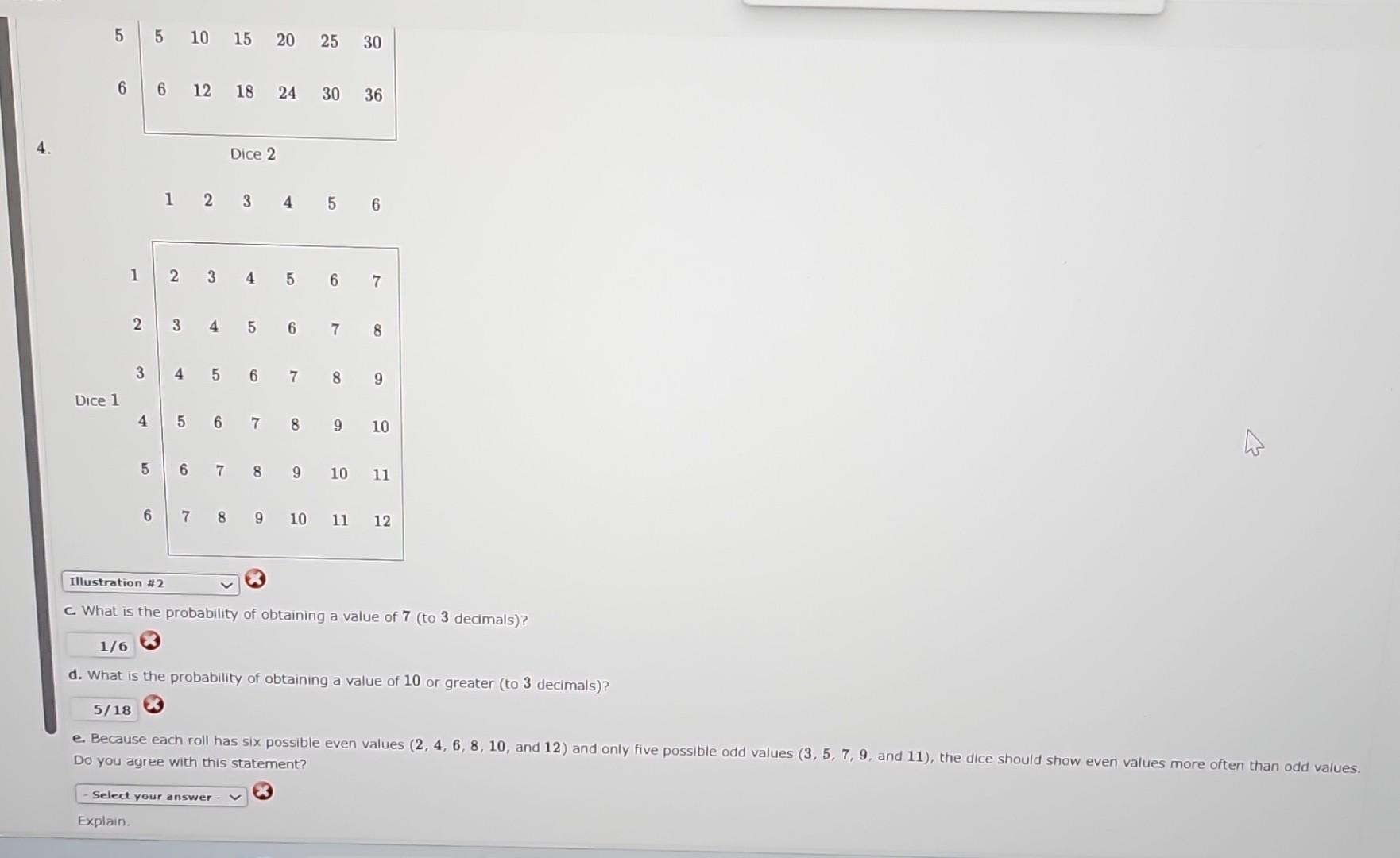 Solved Consider the experiment of rolling a pair of dice. | Chegg.com